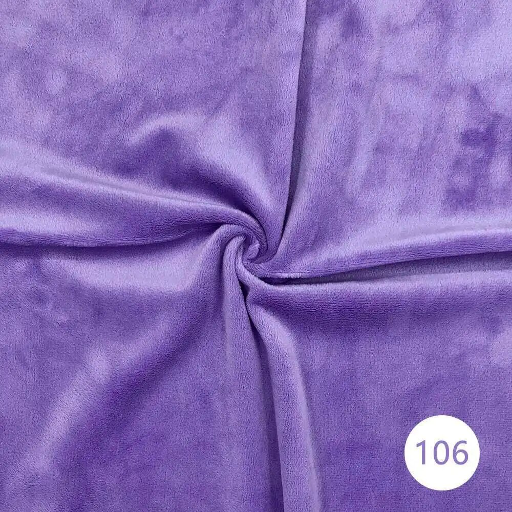 Sewbato 1,5 мм плюшевая ткань из полиэстера Фиолетовый, 106