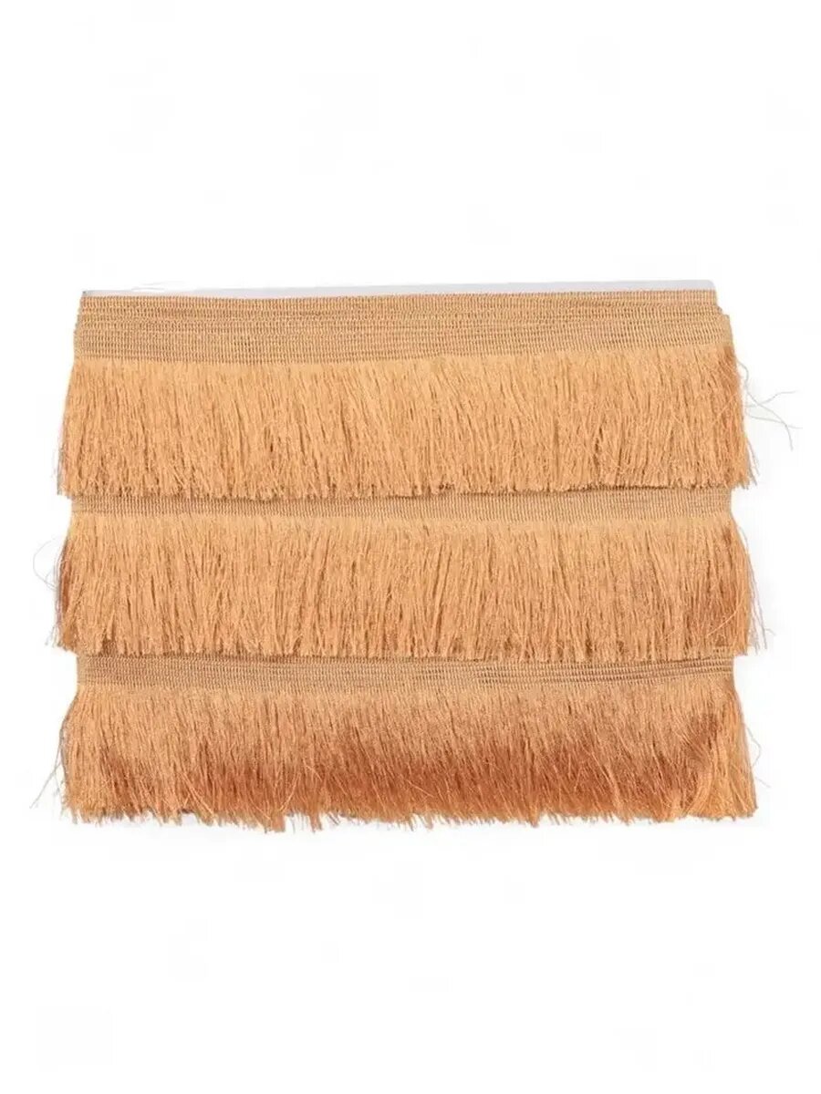 Элегантная золотая бахрома для декора и рукоделия