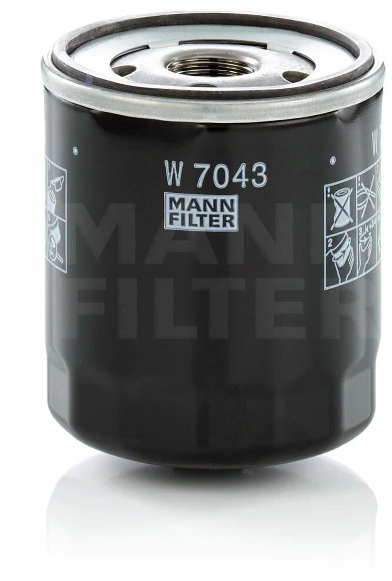 Фильтр масляный MANN-FILTER W 7043 (W7043)