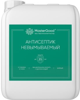 Антисептик Невымываемый Master Good 5кг в Тяжелых Условиях Эксплуатации / Мастер Гуд.