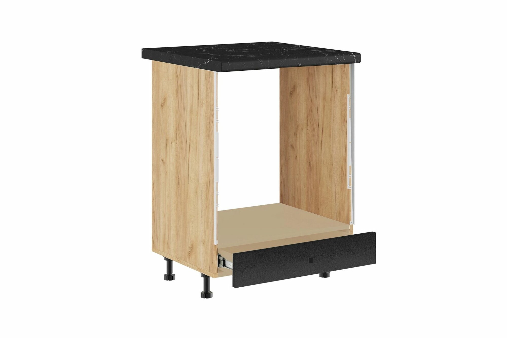 Модуль под плиту кухня Баунти. Без столешницы, Дуб крафт золотой