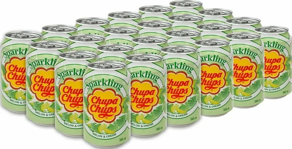 Chupa Chups Дыня 0,345л./24шт. Chupa Chups Лимонад Южная Корея