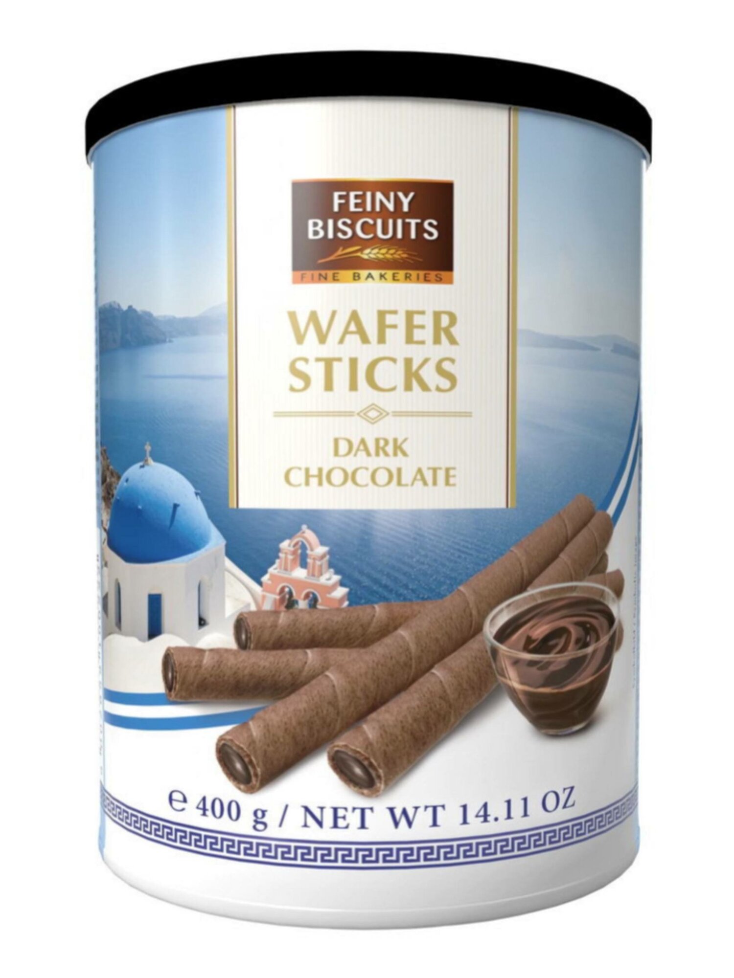 Вафельные трубочки с шоколадным кремом Feiny Biscuits 400г