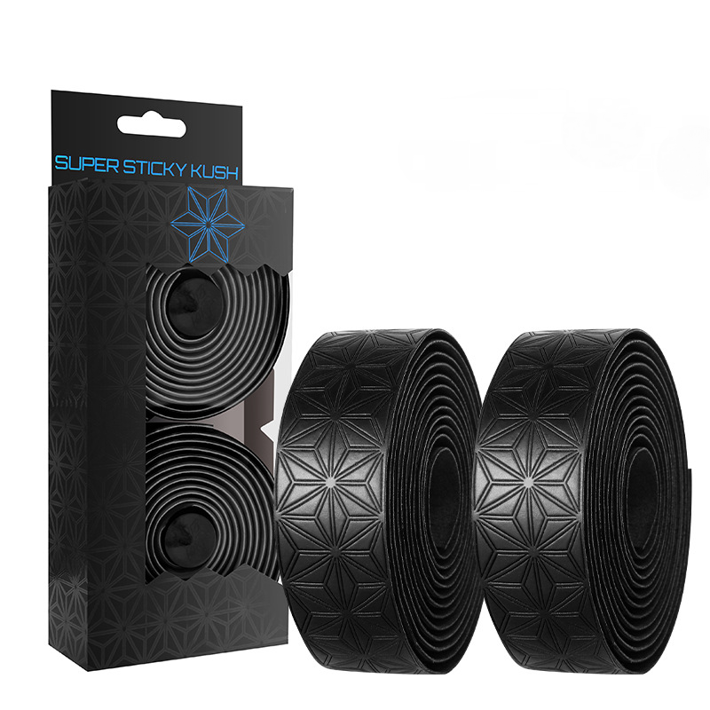 Обмотка руля шоссейного велосипеда Supacaz Super Sticky Kush Classic, прочная нескользящая обмоточка для комфорта и контроля езды на велосипеде