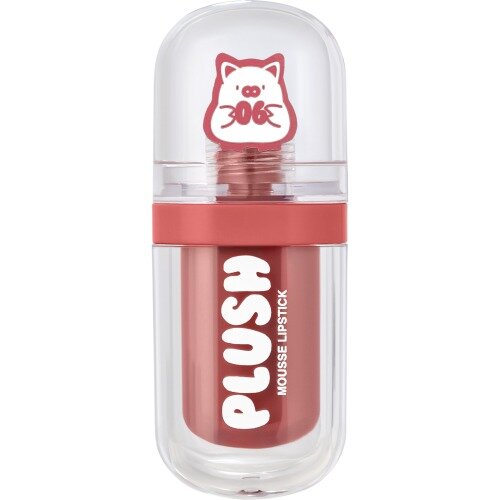 Помада Beauty Bomb для губ муссовая / Mousse Lipstick «Plush», тон 06, ярко-розовый, 2.5 мл