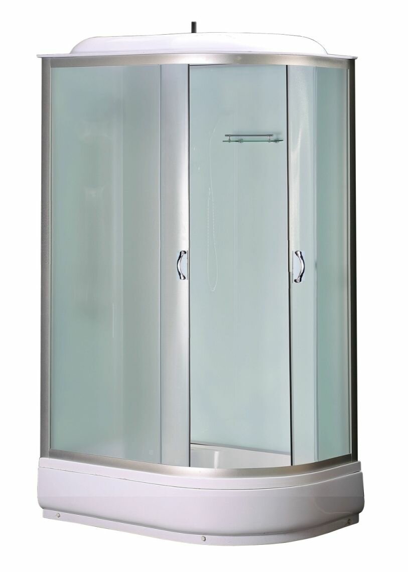 Душевая кабина Loranto CS-66120-20 L F, 120х80х215 см, поддон 20 см, матовое стекло