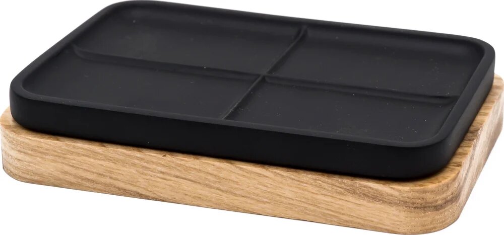 Мыльница Ridder Amara 2244310 настольная, черная