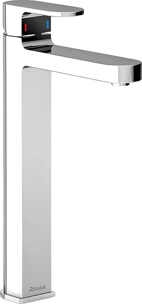 Смеситель для раковины Ravak Chrome CR 015.00 хром, глянцевый, кран для ванной в раковину, из латуни, рычажный, с керамическим картриджем
