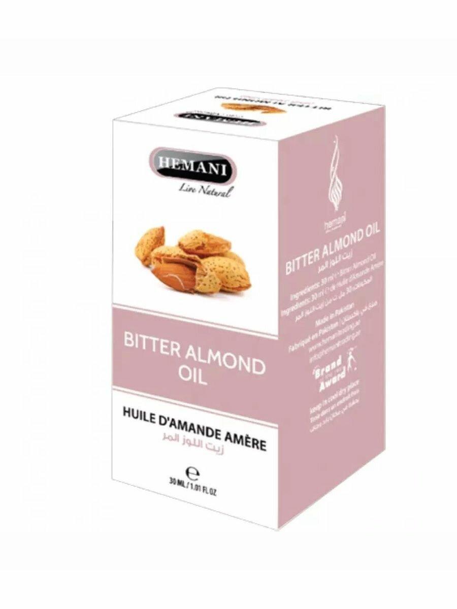 Масло горького миндаля Hemani Хемани 30 мл