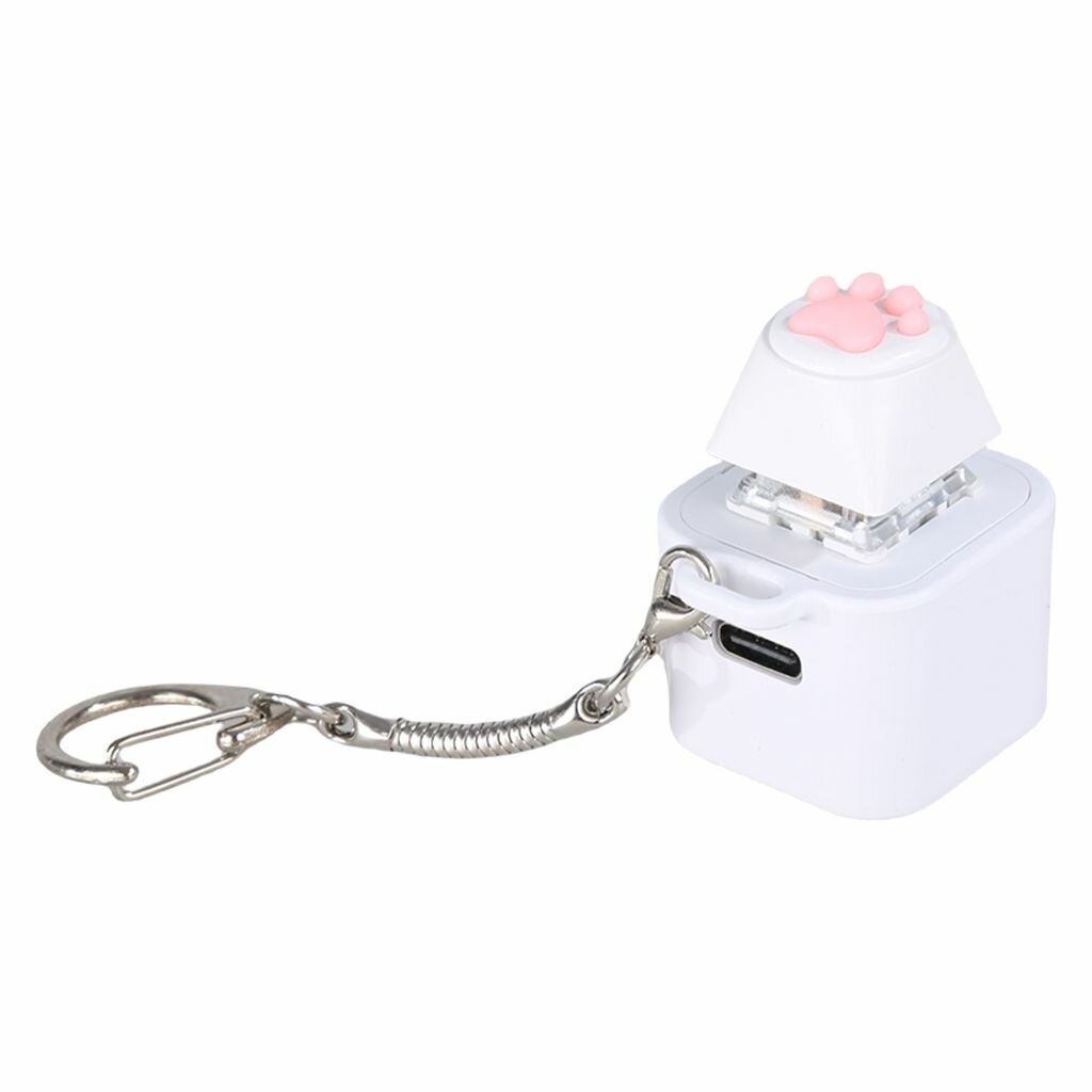 Перезаряжаемые механические клавиатуры с кошачьими лапами, переключатели-тестер, брелки, динамик для компьютерного моддинга