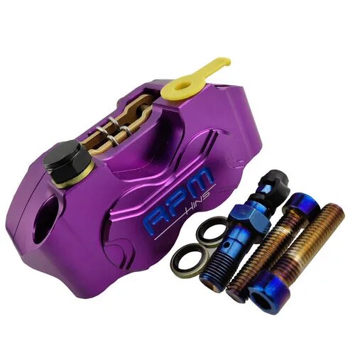 Новая мотоциклетная обувь об/мин Тормозной Суппорт тормозной насос 82mm монтажное Фиолетовый, PURPLE