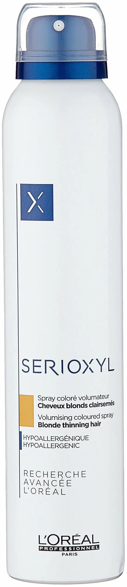 L'Oreal Professionnel Загуститель волос камуфляж Serioxyl Volumizing Coloured, блонд, 200 мл