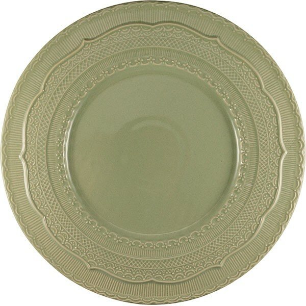 Блюдо «Скалистос», керамика, 33 см, зелёный (Le CoQ, Италия)