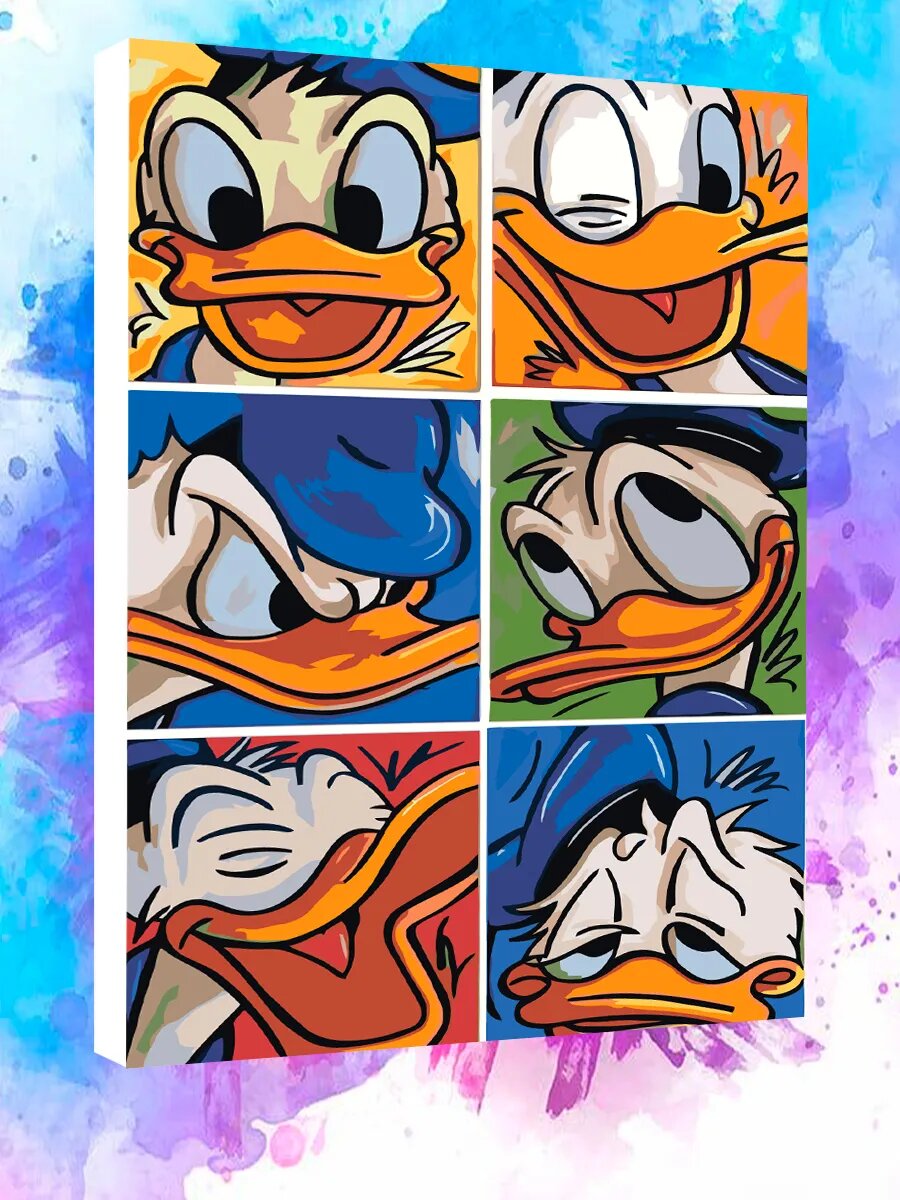 Картина по номерам Дональд Дак Disney