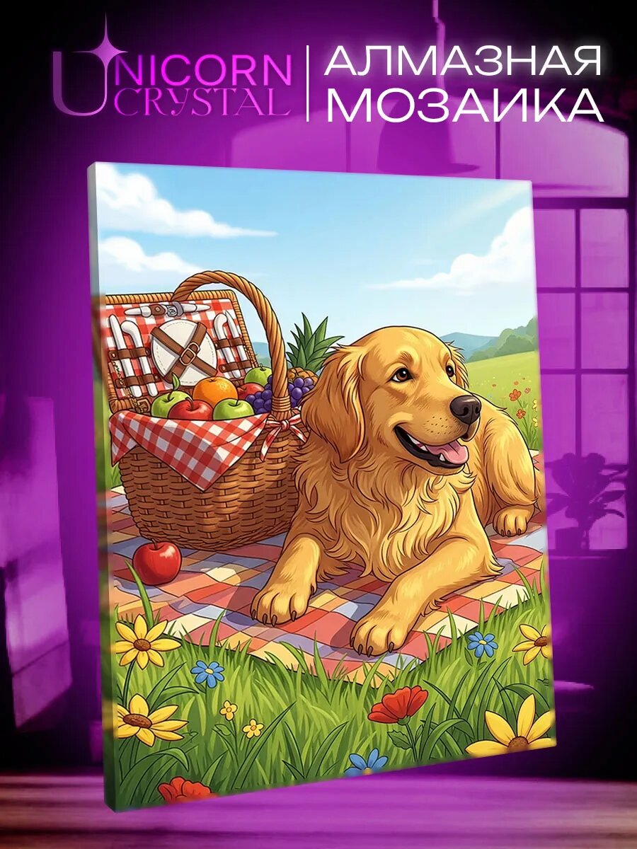 Алмазная мозаика Собака