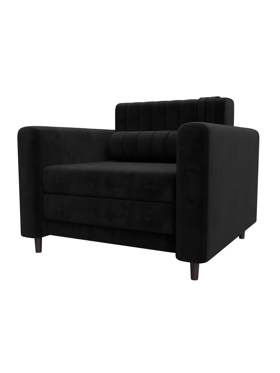 Кресло из серии Браун, 95х87х93 см, раскладное на ножках, велюр