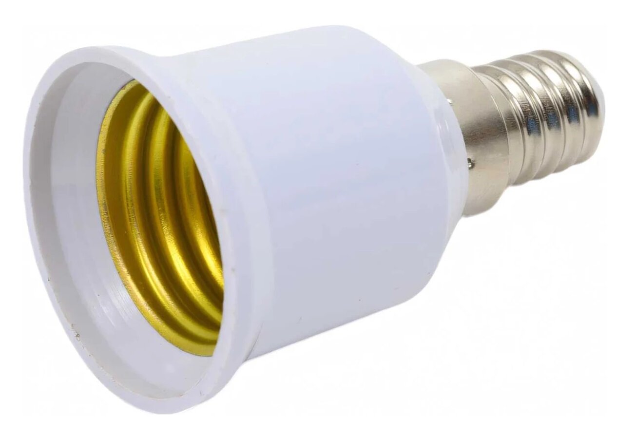 Электро FERON патрон-переходник 220V с E-14/E-27 22342