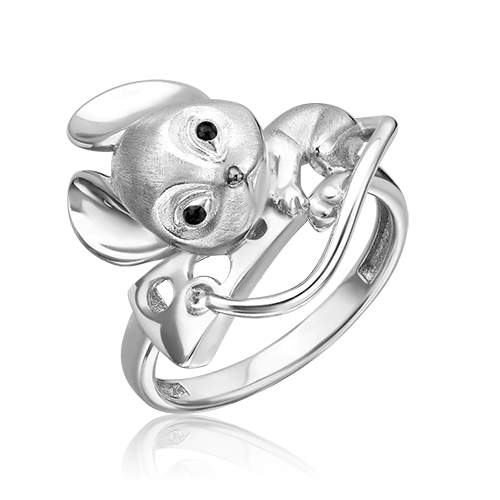 Кольцо, серебро, 925 проба