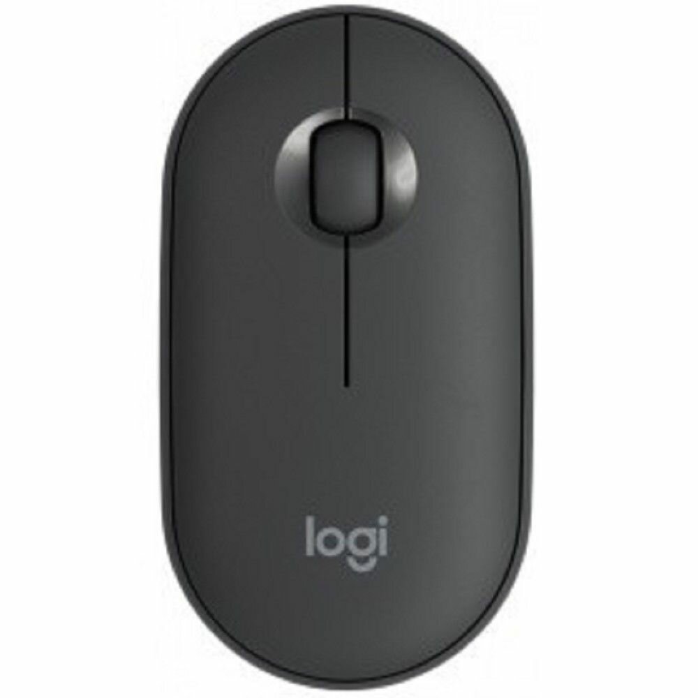 Logitech Мышь 910 - 005718 910 - 005576 Мышь Pebble M350 графитовый оптическая 1000dpi silent беспроводная BT USB для ноутбука 3but