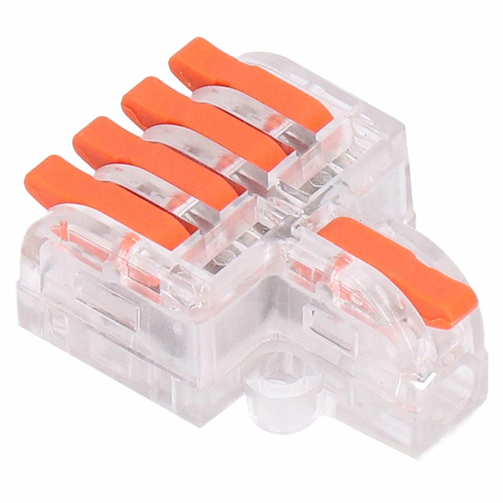 15 шт. Прозрачный набор соединителей для проводов с рычагом для сращивания клемм DF 14