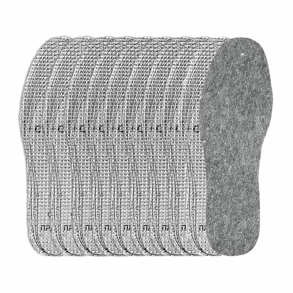 Стельки для обуви мужские, в берцы, зимние тёплые, безразмерные войлок, шерсть универсальные