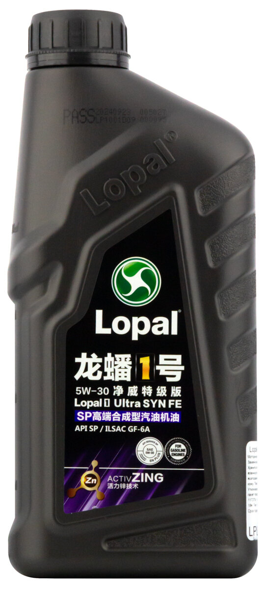Lopal Моторное масло Lopal 1 Ultra SYN FE SP 5W30 синтетическое 1л