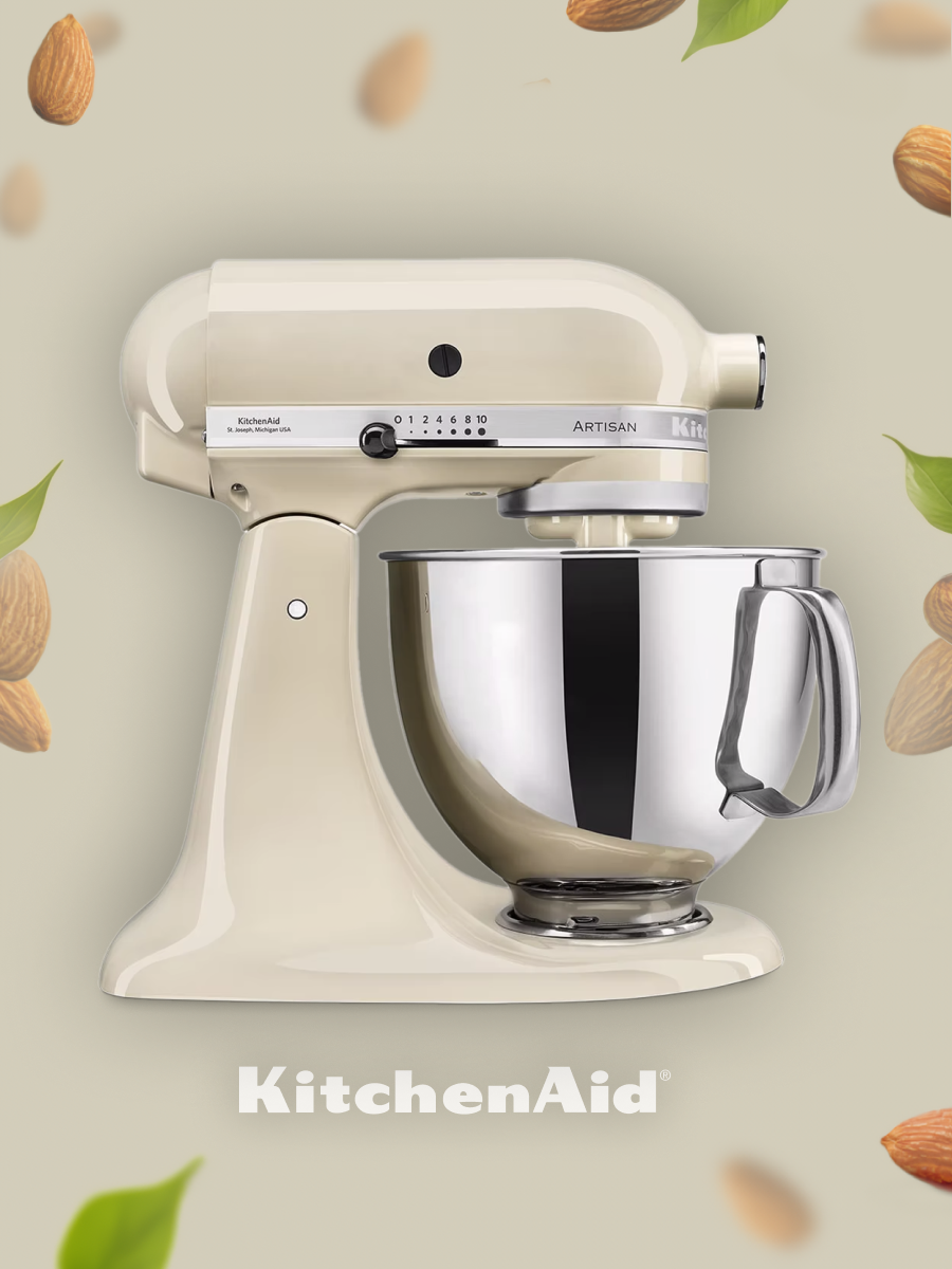 Планетарный Миксер KitchenAid ARTISAN 4.8 л, кремовый, 5KSM125EAC