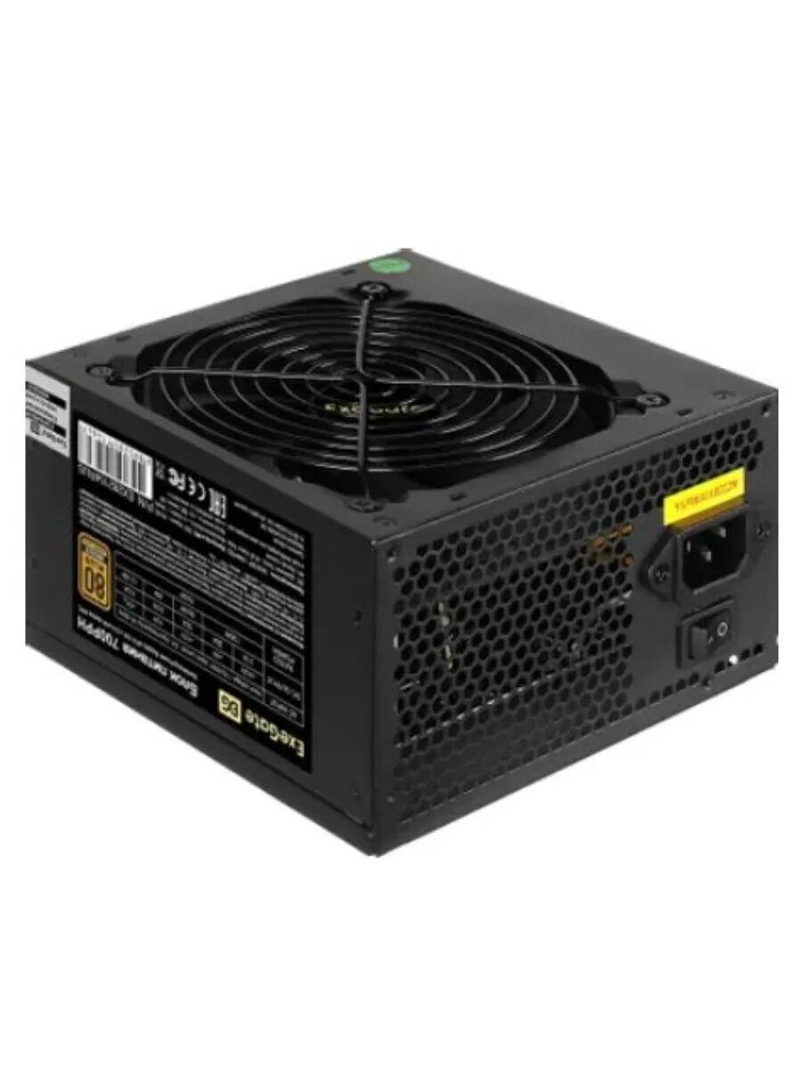 Блок питания 700PPH EX282154RUS черный - 700 Вт, 80+ Bronze