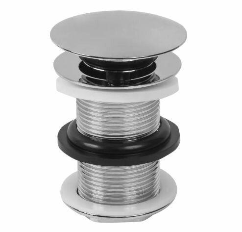 Выпуск для раковины MONLID 40 мм клик-клак без перелива хром