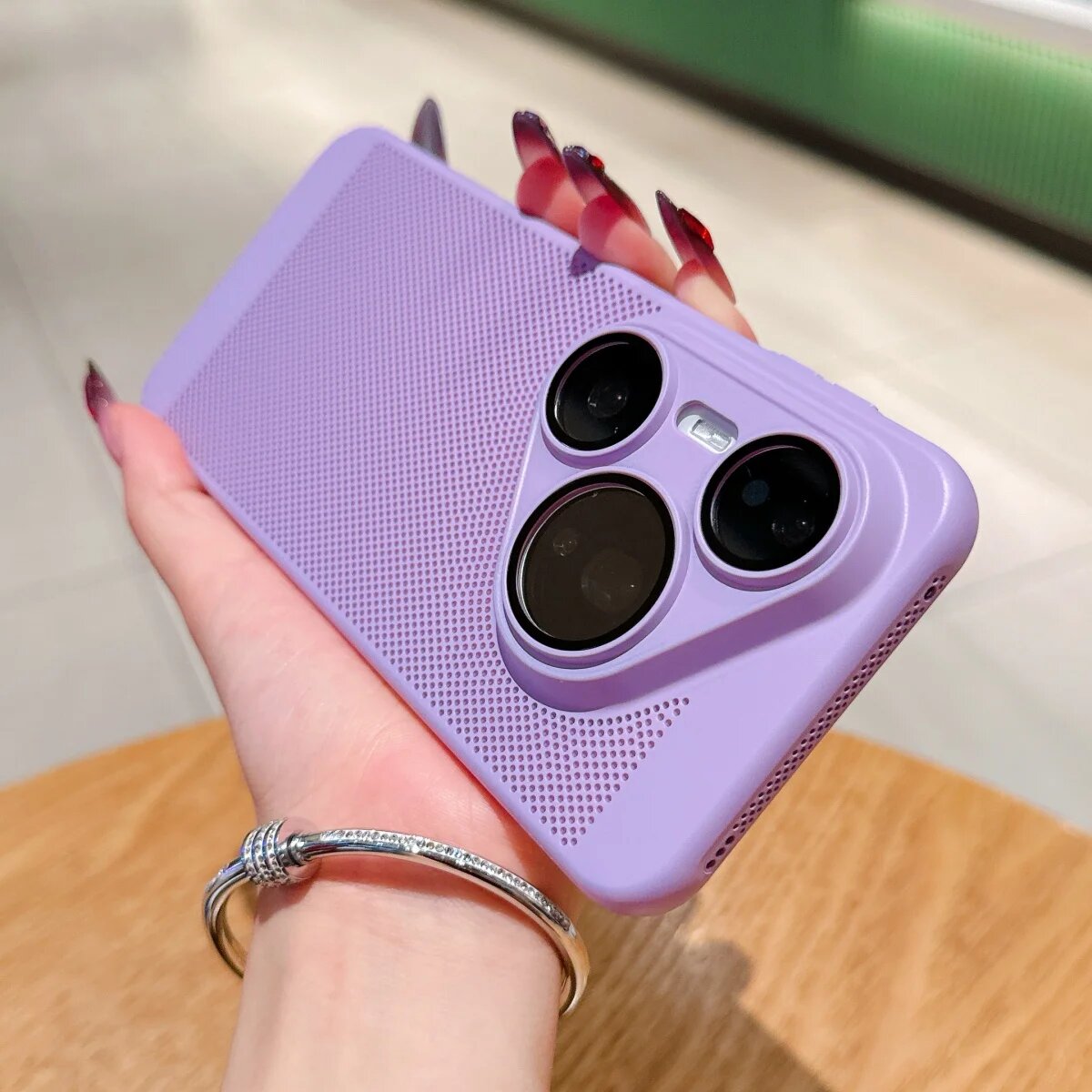 Фиолетовый чехол для Huawei P50 Pro с рассеиванием тепла
