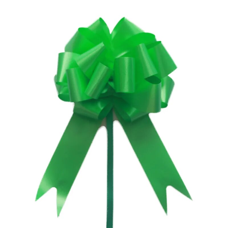 Банты-узелки для подарков, картон, 10 шт. Зеленый, Green