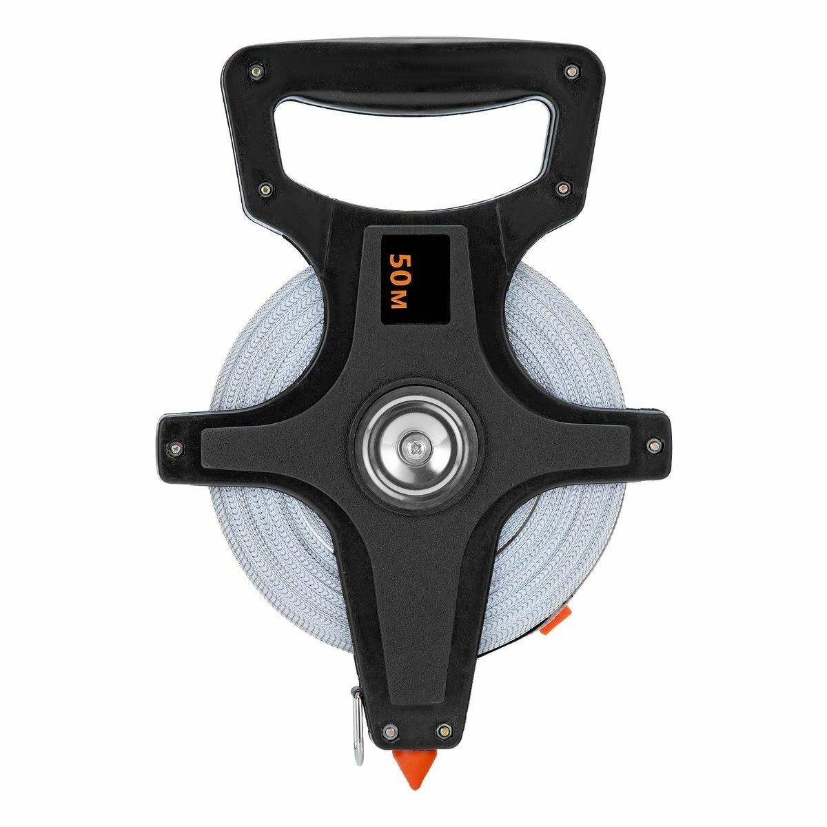 Рулетка геодезическая, ПВХ лента, 50м, 12.5мм, метрическая шкала, ABS-пластик