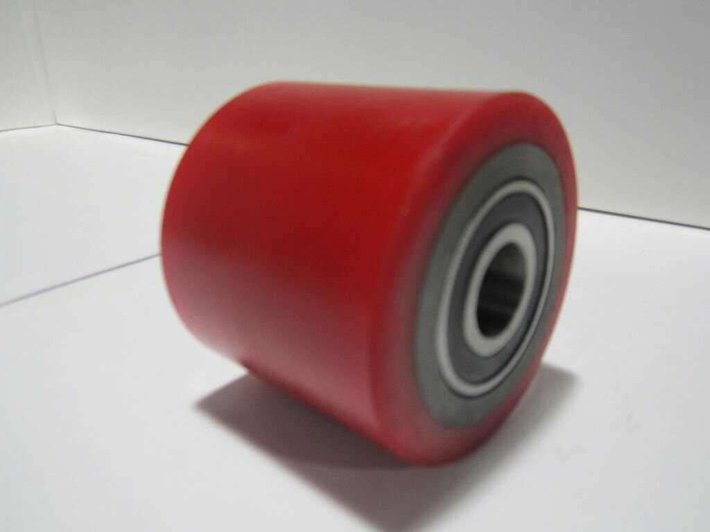 Ролик полиуретановый для гидравлической тележки гидротележки рохли 80х70