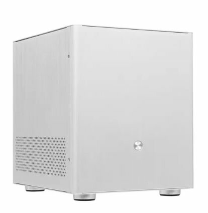 Компьютерный корпус JONSBO V4 (V4Silver) серебристый - Mini Tower, Micro-ATX, USB 2.0 Type-A, USB 3.2 Gen1 Type-A