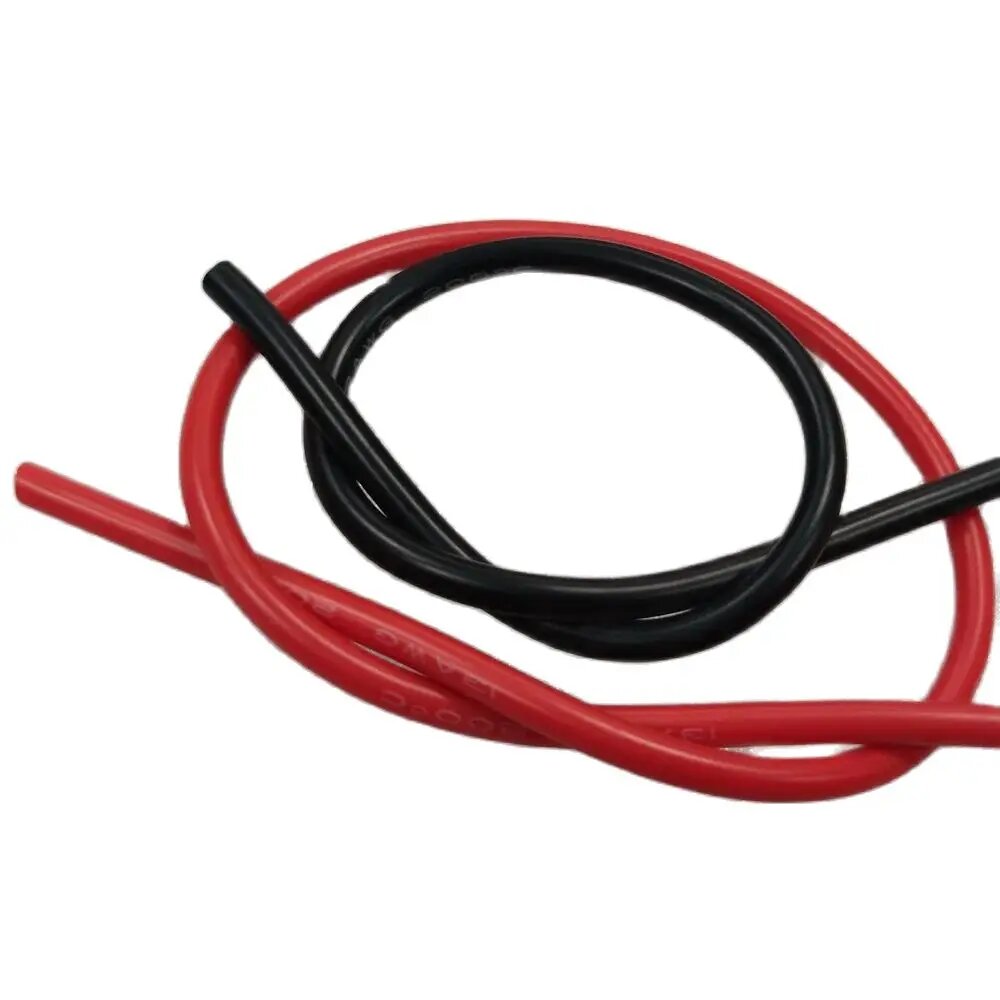 Силиконовый кабель YIRUIWEI 13AWG для нагрузки источника питания Красный