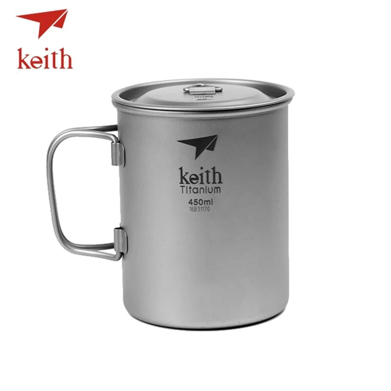 Keith Титановые стаканы для воды 450-900 мл 900ML