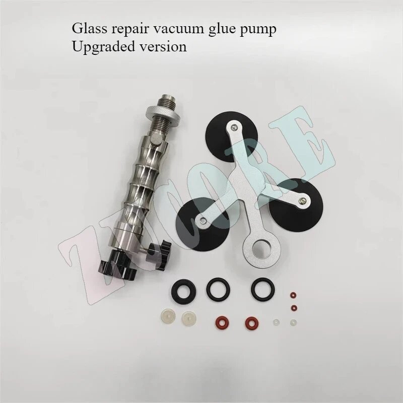 Инструмент для ремонта автомобильного стекла, ремонт переднего лобового стекла, вакуумный насос, инжектор клея, инструмент для ремонта трещин в точке взрыва Bullseye