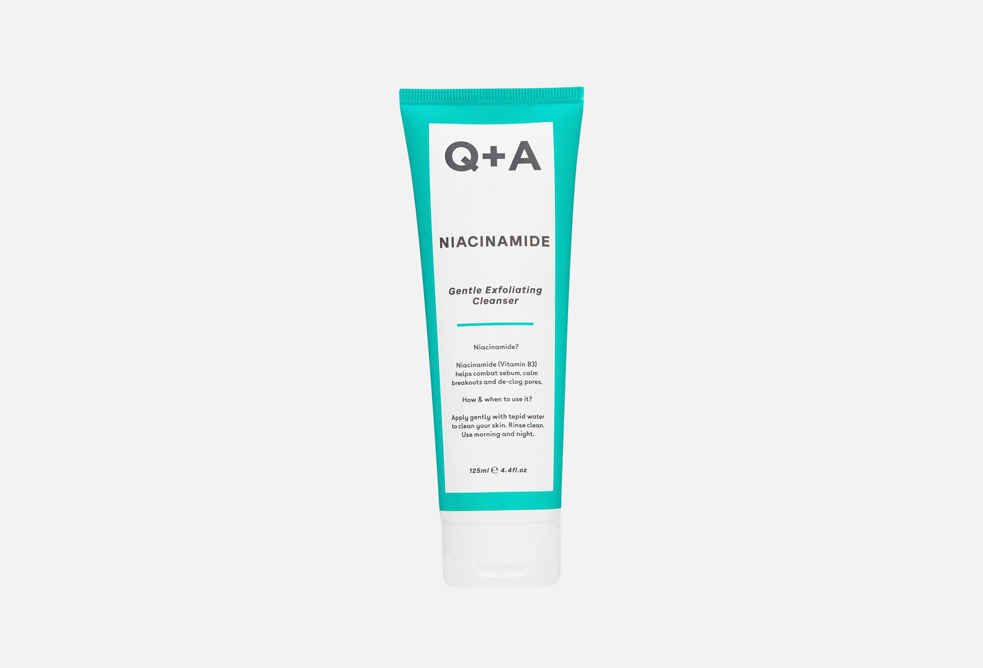 Гель для умывания Q+A Niacinamide Gentle Exfoliating 125 мл