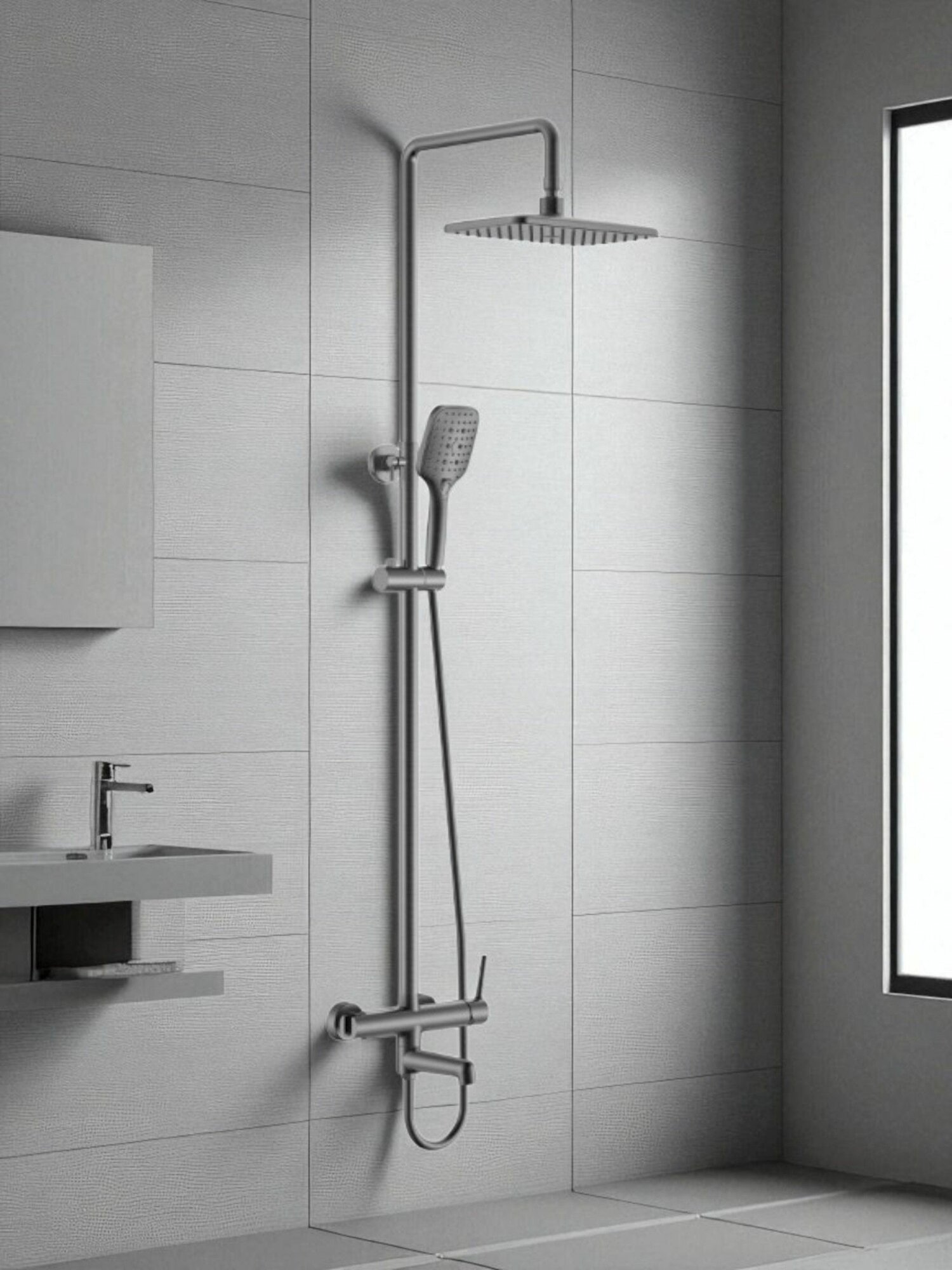 Душевая система с верхним душем VIEIR V103562-G