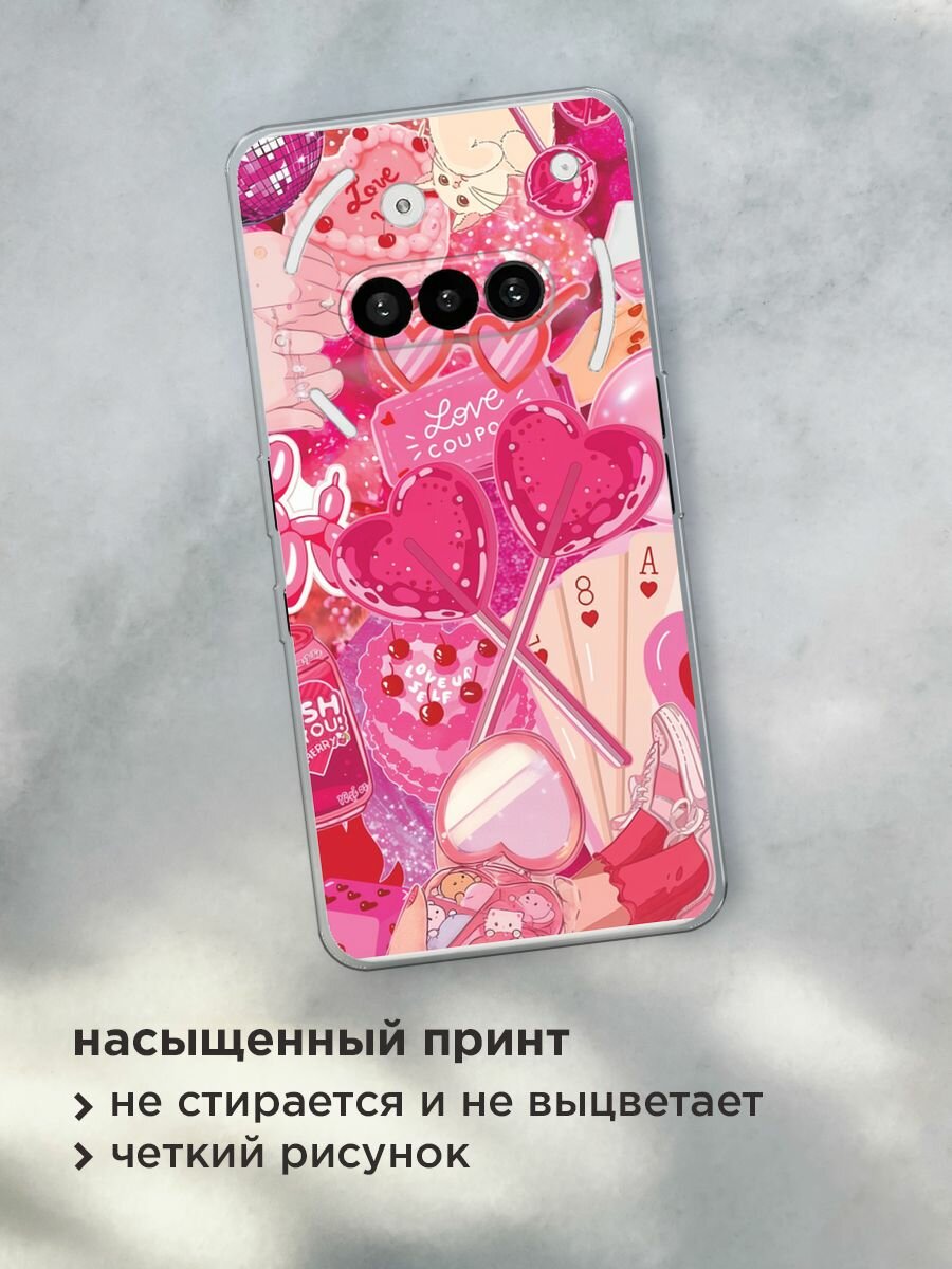 Чехол на Nothing Phone 3a / Нотинг Фон 3а с принтом "Love coupon - 14 февраля" — фото 1