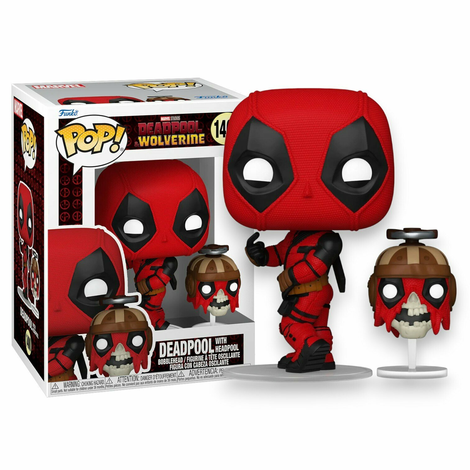 Фигурка Funko Pop! коллекционная Дэдпул и Хэдпул 1400, коллекционное издание (Фигурка Фанко Поп)