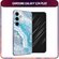 Чехол на Samsung Galaxy S24 Plus / Самсунг S24 Plus с принтом "Нежно-голубой мра...