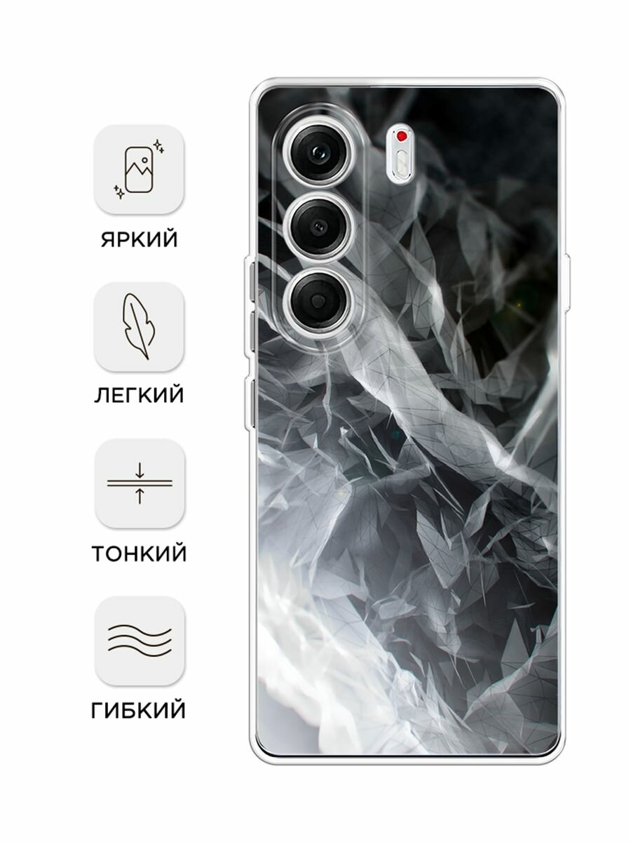 Чехол на Tecno Camon 40 Pro / Текно Камон 40 Про с принтом "Абстракция 9" — фото 1