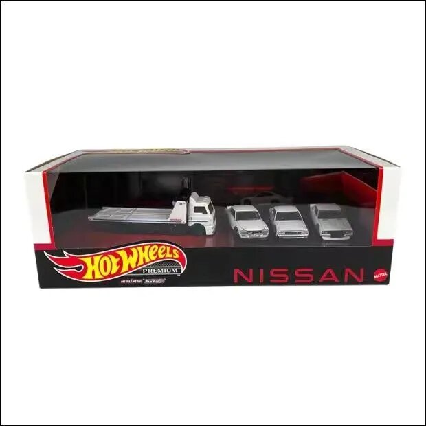 Машинка Hot Wheels Premium Garage NISSAN SKYLINE 2000GT-R LBWK+/C210/HT 2000GT-X+FLEET STREET