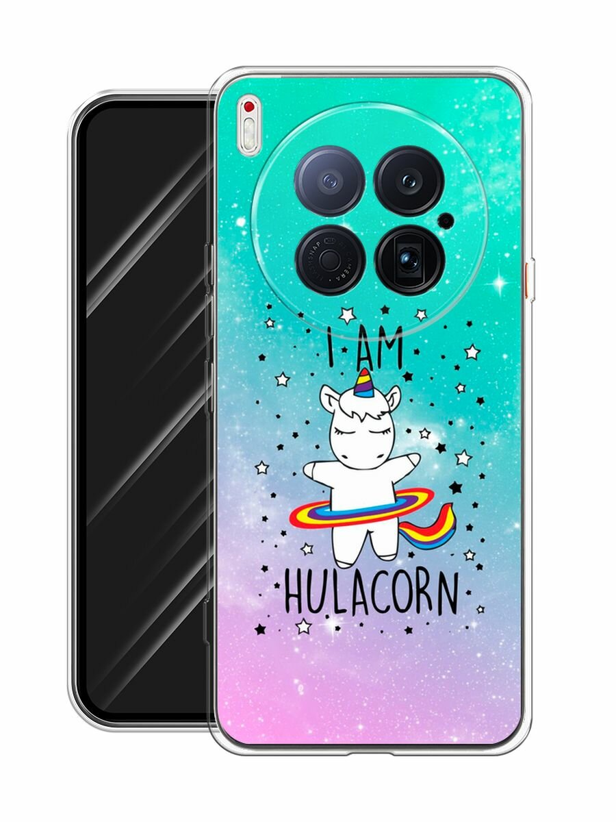 Чехол на Tecno Camon 40 Premier / Текно Камон 40 Премьер с принтом I am hulacorn — фото 1
