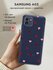 Чехол на Samsung Galaxy A03 / Самсунг Галакси А03 с принтом "Бордовые сердечки 2...