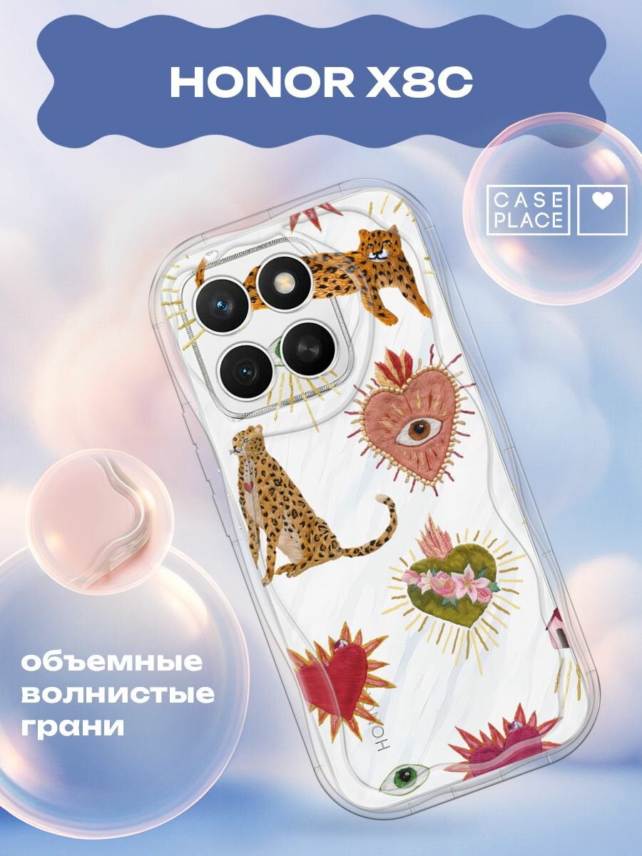 Чехол на Honor X8c / Хонор X8c с принтом "Сюрреализм паттерн"