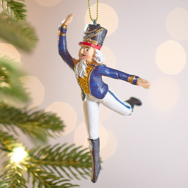 Елочная игрушка Щелкунчик - Танцор из города Зайфен 12 см, Winter Deco, 1001077