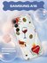 Чехол на Samsung Galaxy A16 / Самсунг А16 с принтом "Ниточный коллаж"