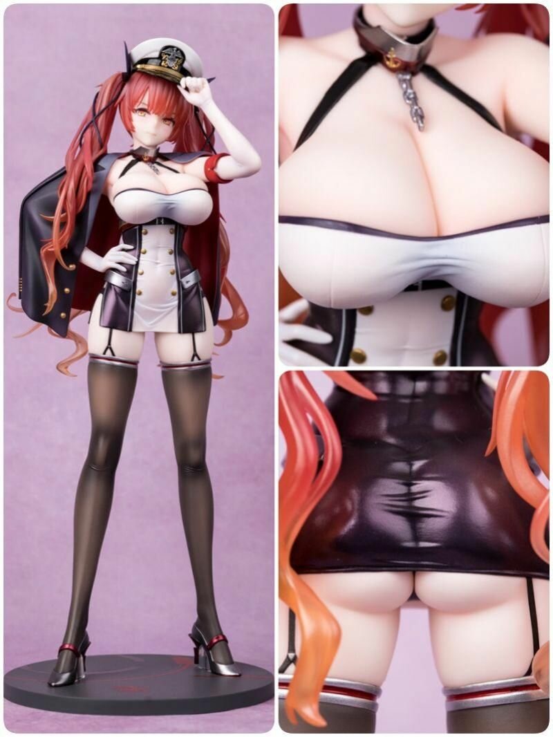 Фигурка Хонолулу Azur Lane, Коллекционная Аниме Статуэтка 26 см для Декор и Подарка